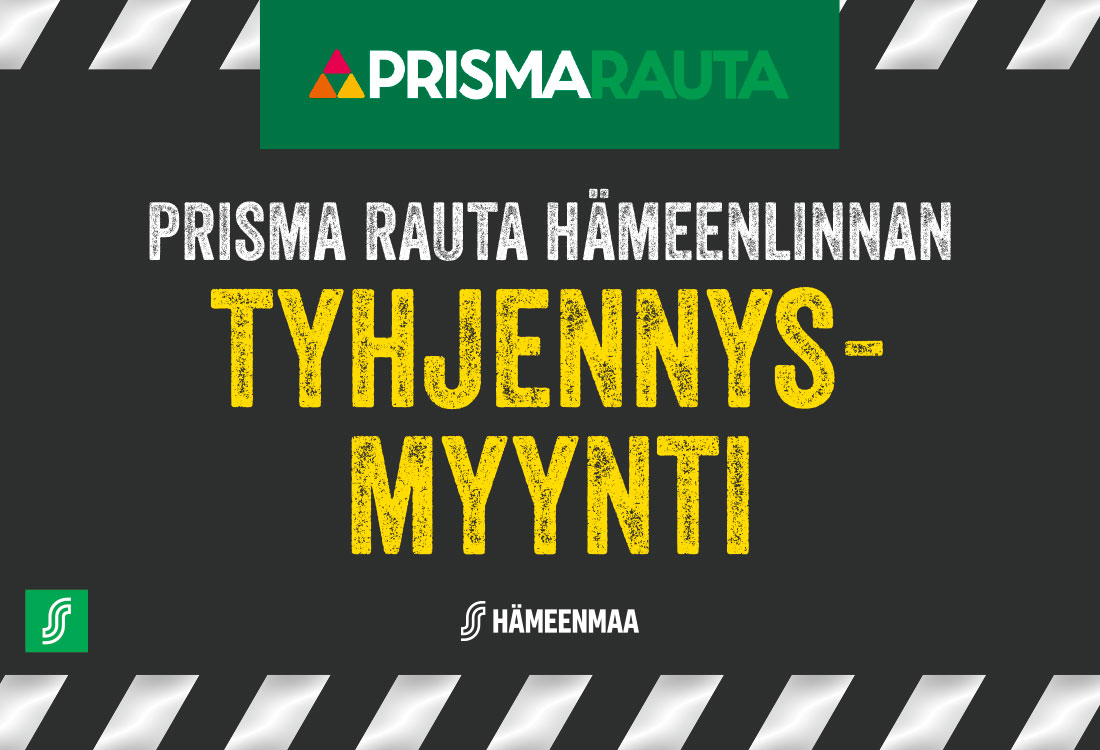 Prisma Rauta Hämeenlinna suljetaan su 16.7. - Hämeenmaa